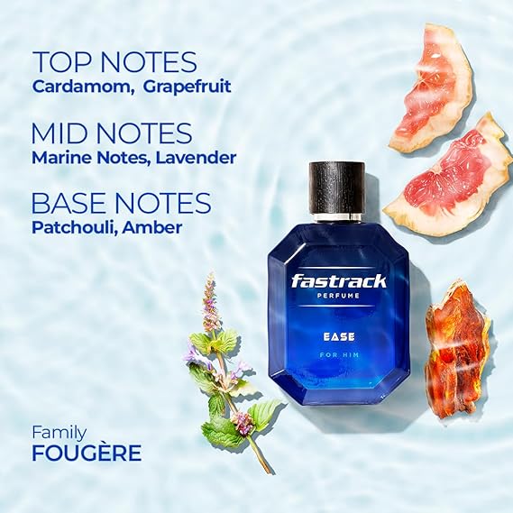 Fastrack Perfumes for Men – EASE 100 ml EDP – Glow Shines